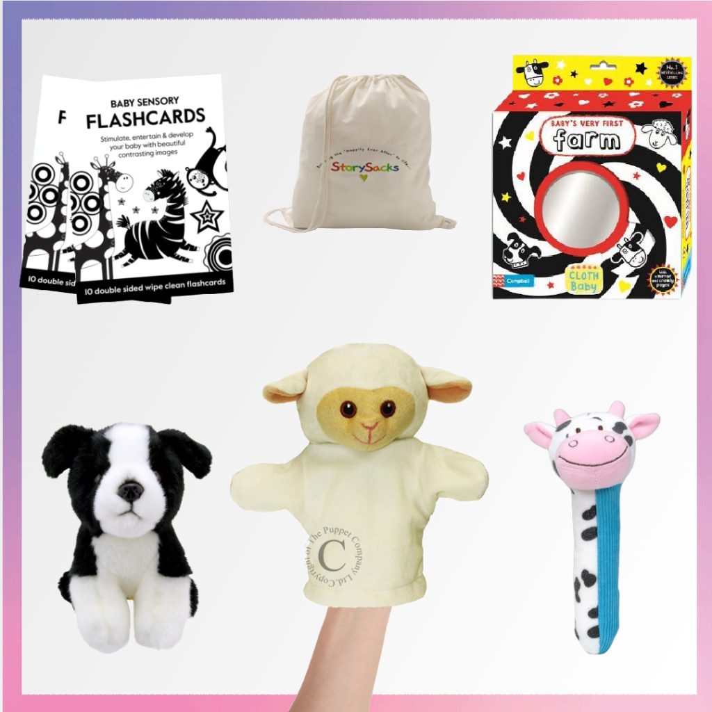 Baby's First StorySack - The Monochrome One! - StorySacks Ireland