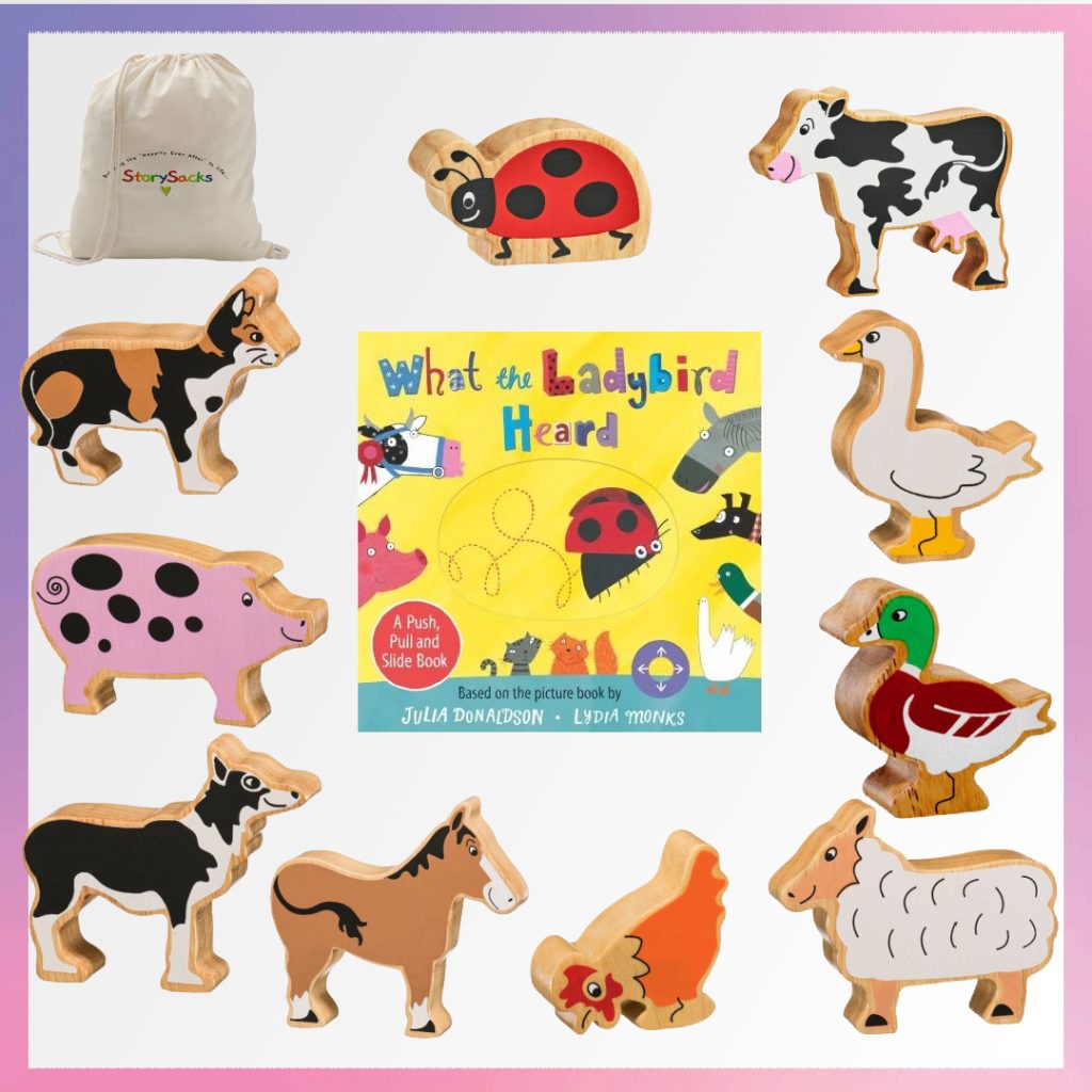 What the Ladybird Heard (Wooden Characters) - StorySacks Ireland